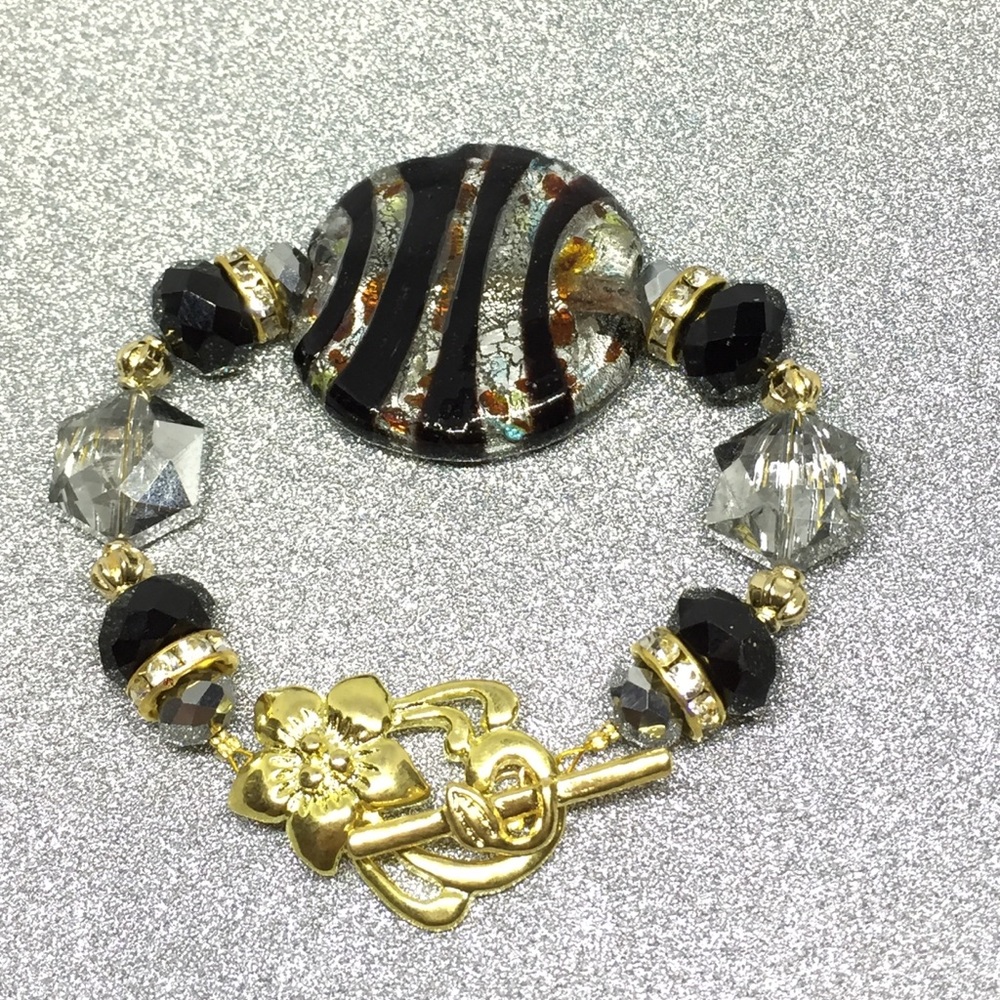 Murano Glass Bracelet - Gem
